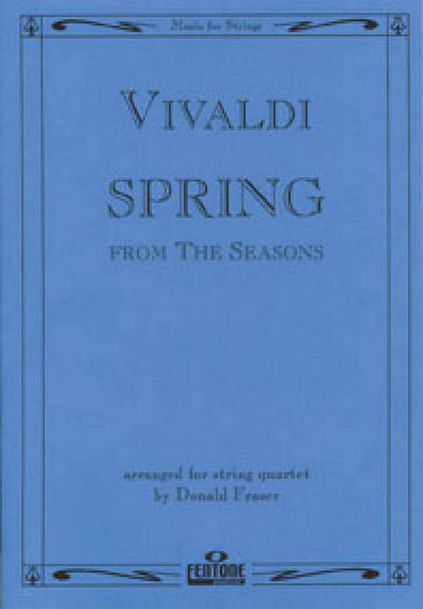 Vivaldi, Antonio : Spring fom The Four Seasons for string quartet ...