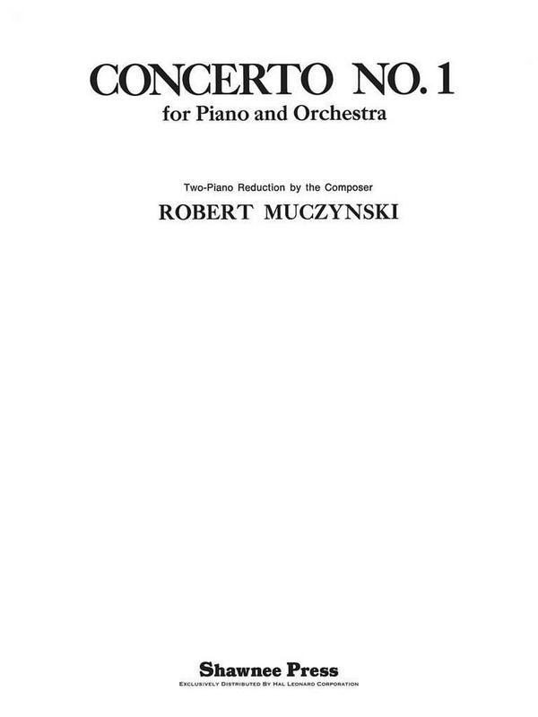 Robert Muczynski, Concerto No. 1 2 Pianos, Buch - Shawnee Press | im ...