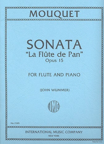 Sonata La flûte de Pan op.15 von Jules Mouquet - International Music ...