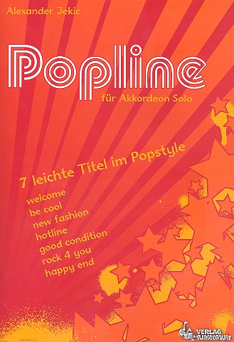 Popline (+CD) 7 leichte Poptitel für Akkordeon von Alexander Jekic ...