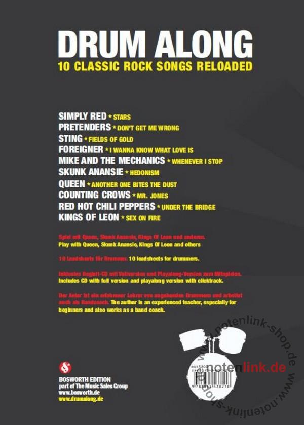 Drum along - 10 Classic Rock Songs reloaded (+CD): - Bosworth Edition ...