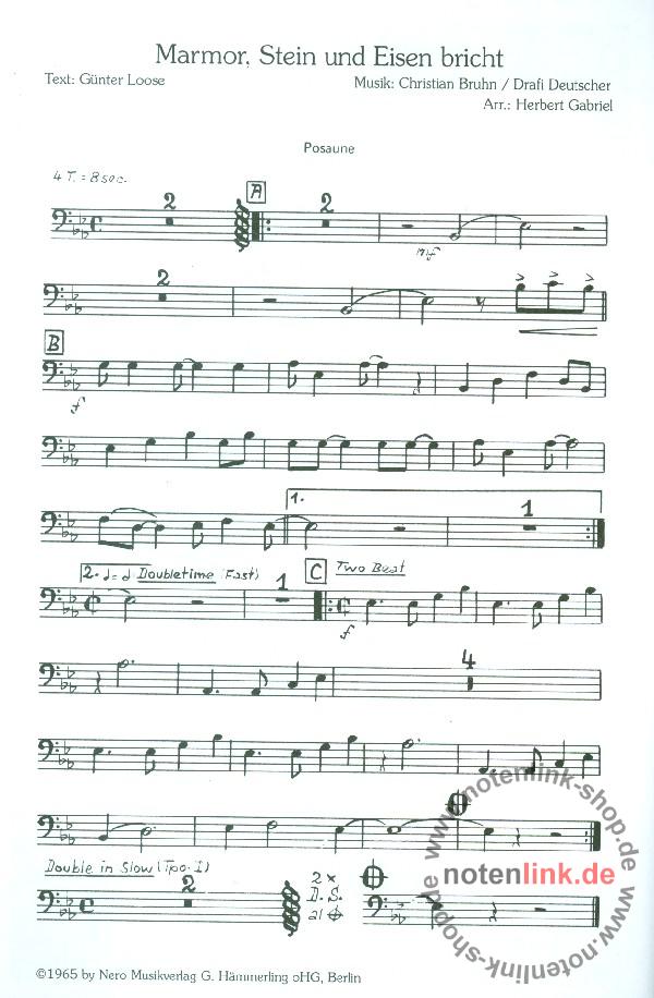 Marmor, Stein und Eisen bricht und An einem Sonntag in Avignon von ...